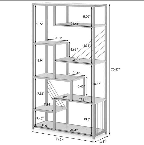 Silver & White Shelf Rental | Rochester, NY | Buffalo, NY